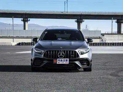 奔驰A级AMG(进口) 2020款 AMG A 45 S 4MATIC+ 奔驰 2/7张图片大全_汽车外观图库_哑光山灰-汽车之家