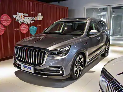 红旗HS7 2021款 3.0T 自动四驱智联旗领版 红旗 1/6张图片大全_汽车外观图库_灰色-汽车之家